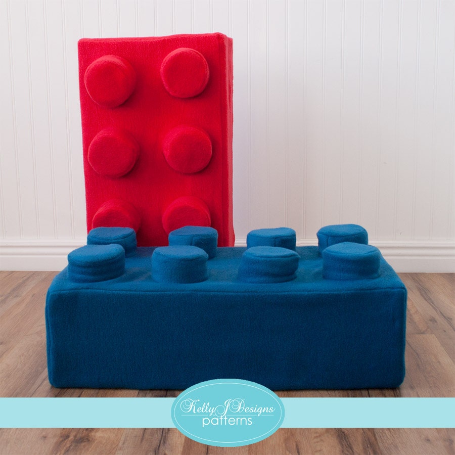 Building Block Cushion PDF Pattern and Tutorial - Etsy