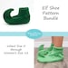 Elf Shoe PDF Pattern Bundle Infant Through Women's Sizes - Etsy
