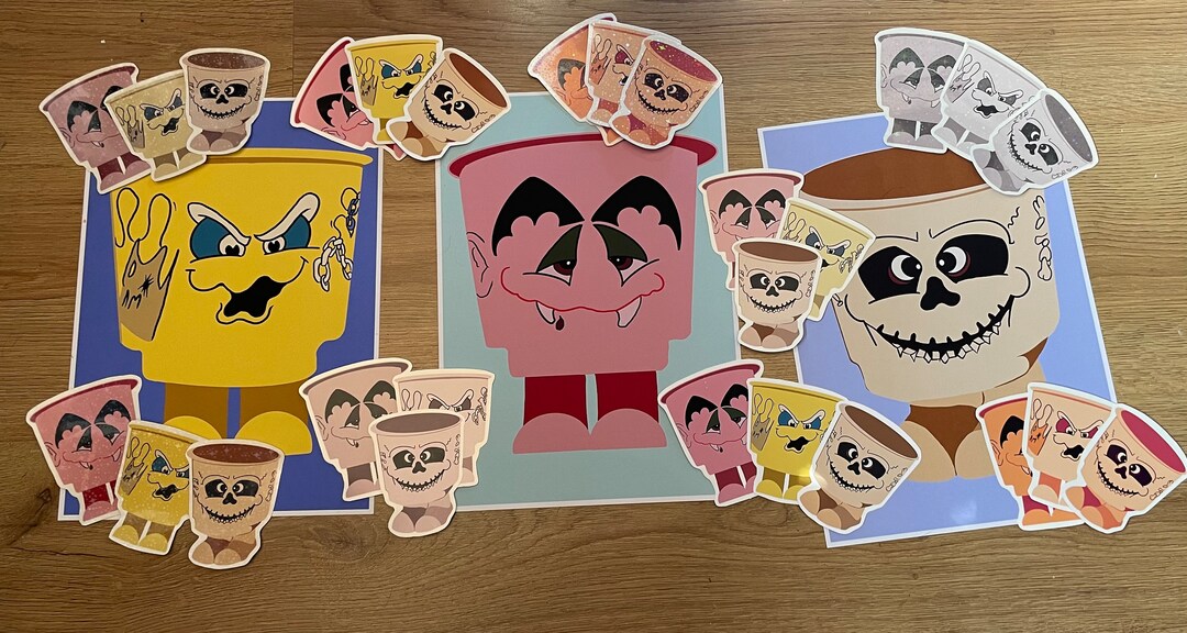 Inspired Fan Art of 90s Fiendish Feet Yogurts Stickers and Prints - Etsy UK
