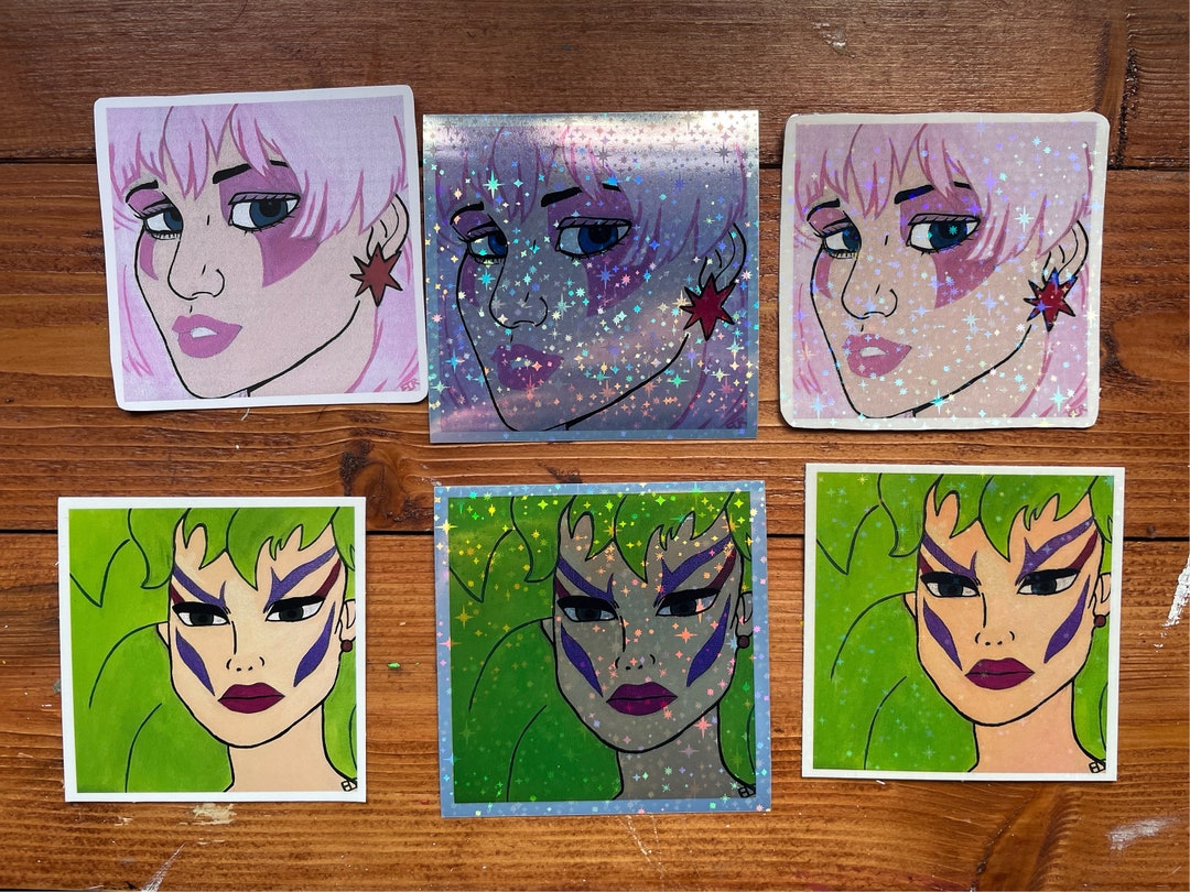 Inspired by Jem and the Holograms Vinyl Sticker 80s Nostalgia Cartoons ...