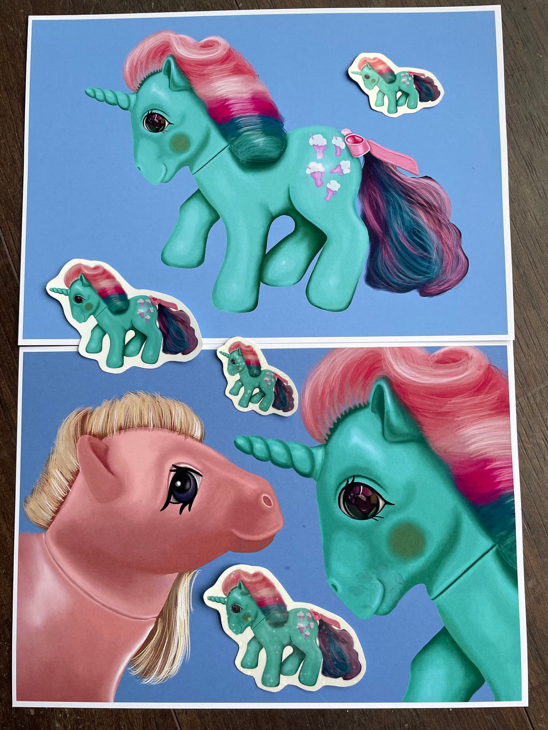 Unofficial My Little Pony Inspired Prints and Stickers Fizzy - Etsy