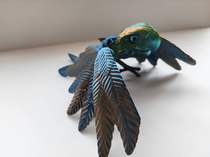 3D Printed Lifelike Articulated Parrot Macaw Bird - Etsy