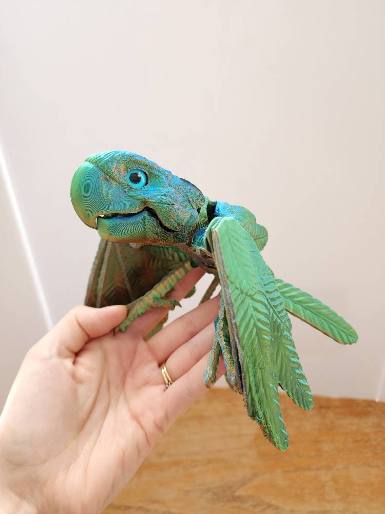 3D Printed Lifelike Articulated Parrot Macaw Bird - Etsy