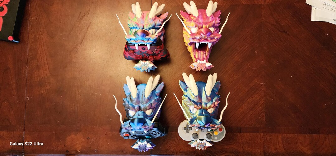 3D Printed Dragon Controller Holder - Etsy