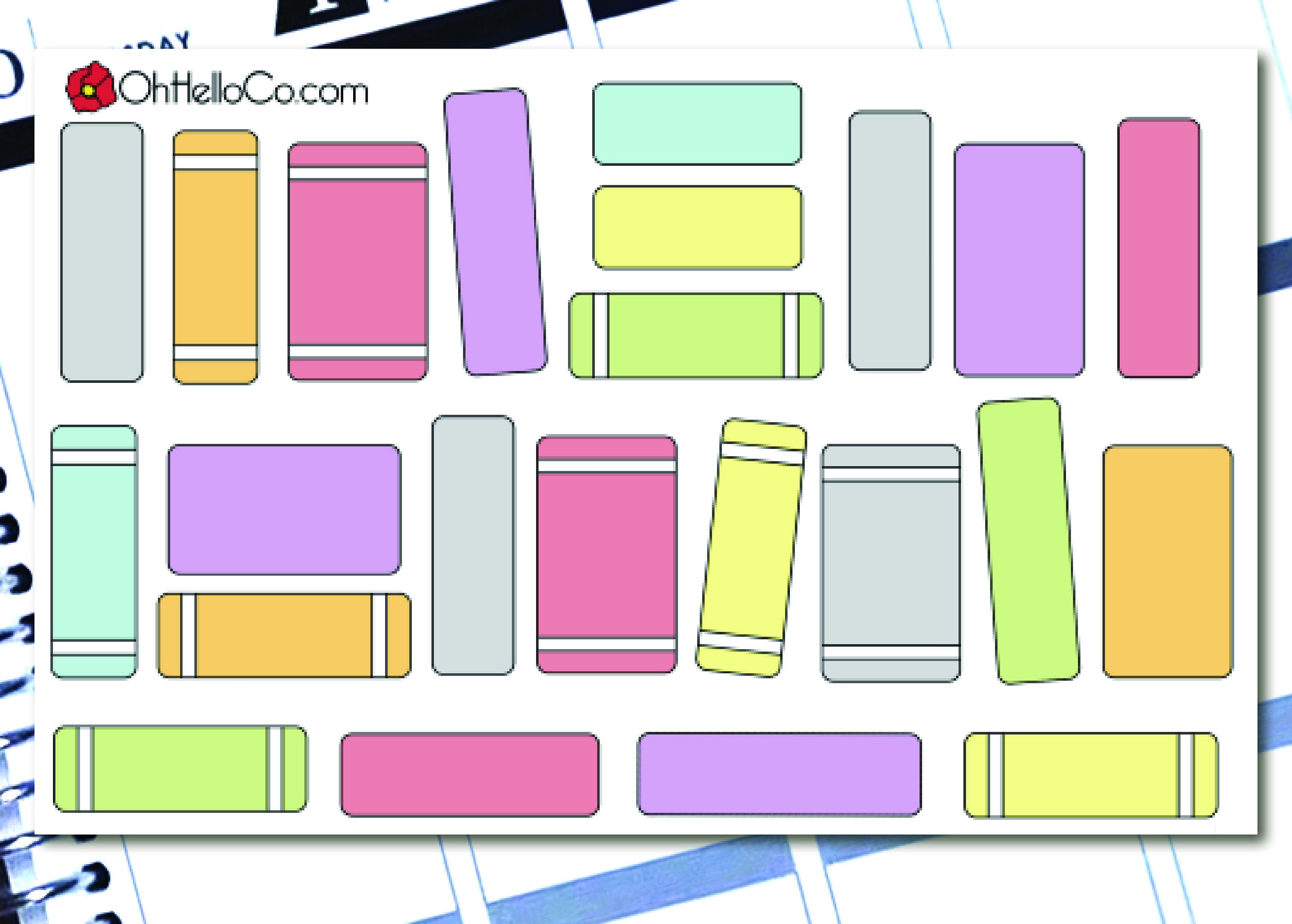 Build Your Own Bookcase Reading Tracker Log K9 | Etsy
