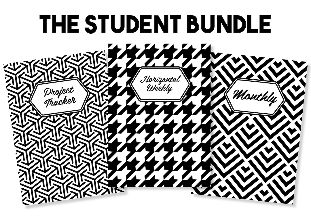 The Student Bundle - Traveler's Notebook Inserts - Etsy