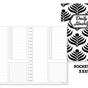 Daily Hourly Traveler's Notebook Inserts - Etsy