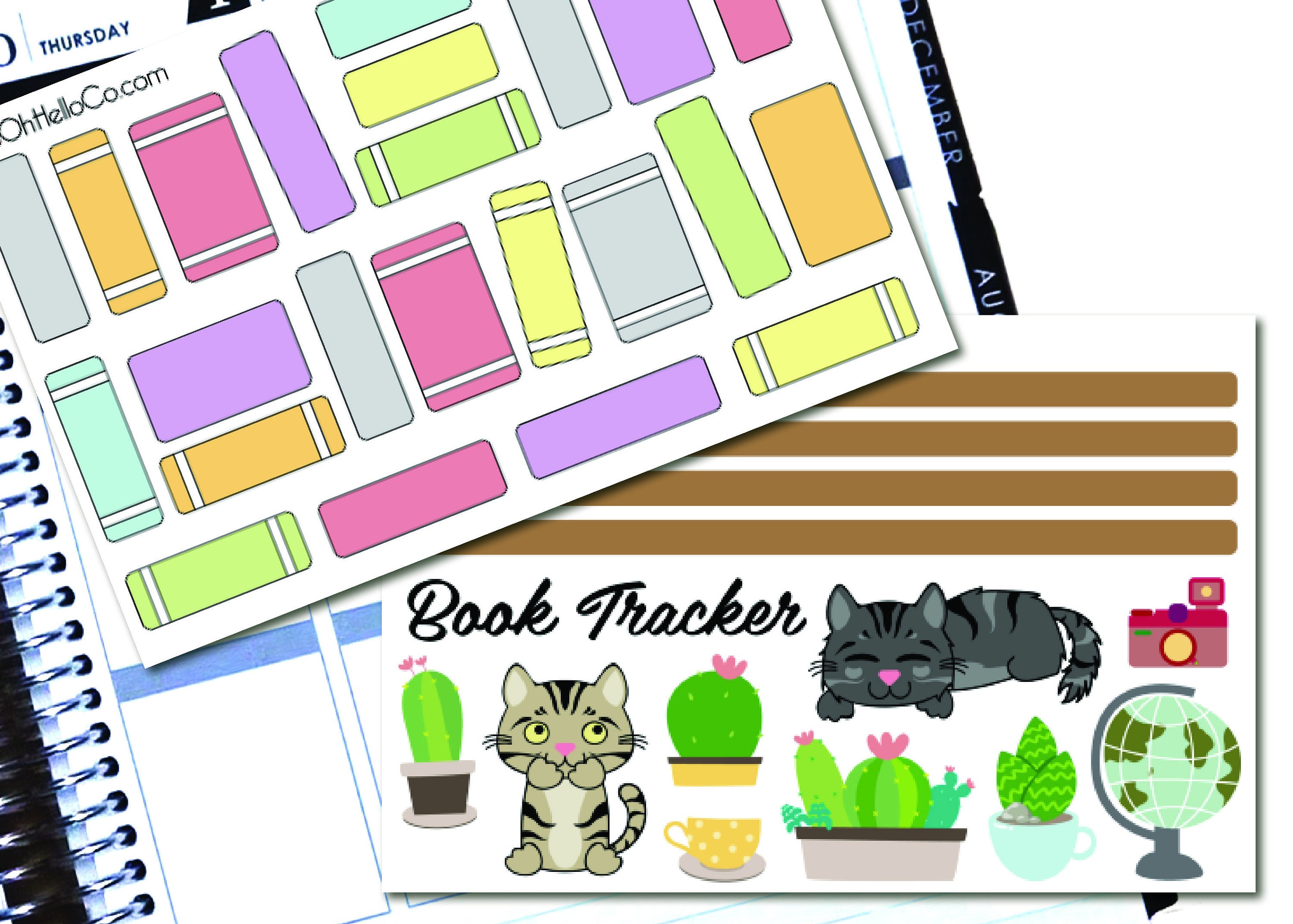 Build Your Own Bookcase Reading Tracker Log K9 | Etsy