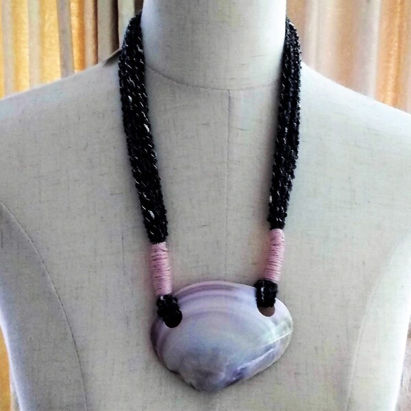 Large Shell Necklace - Etsy