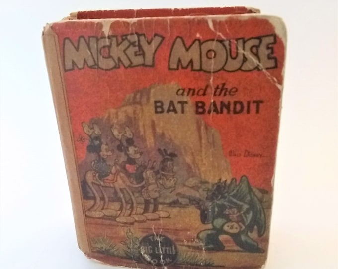 Mickey Mouse and the Bat Bandit, 1935 Big Little Book, Published by ...