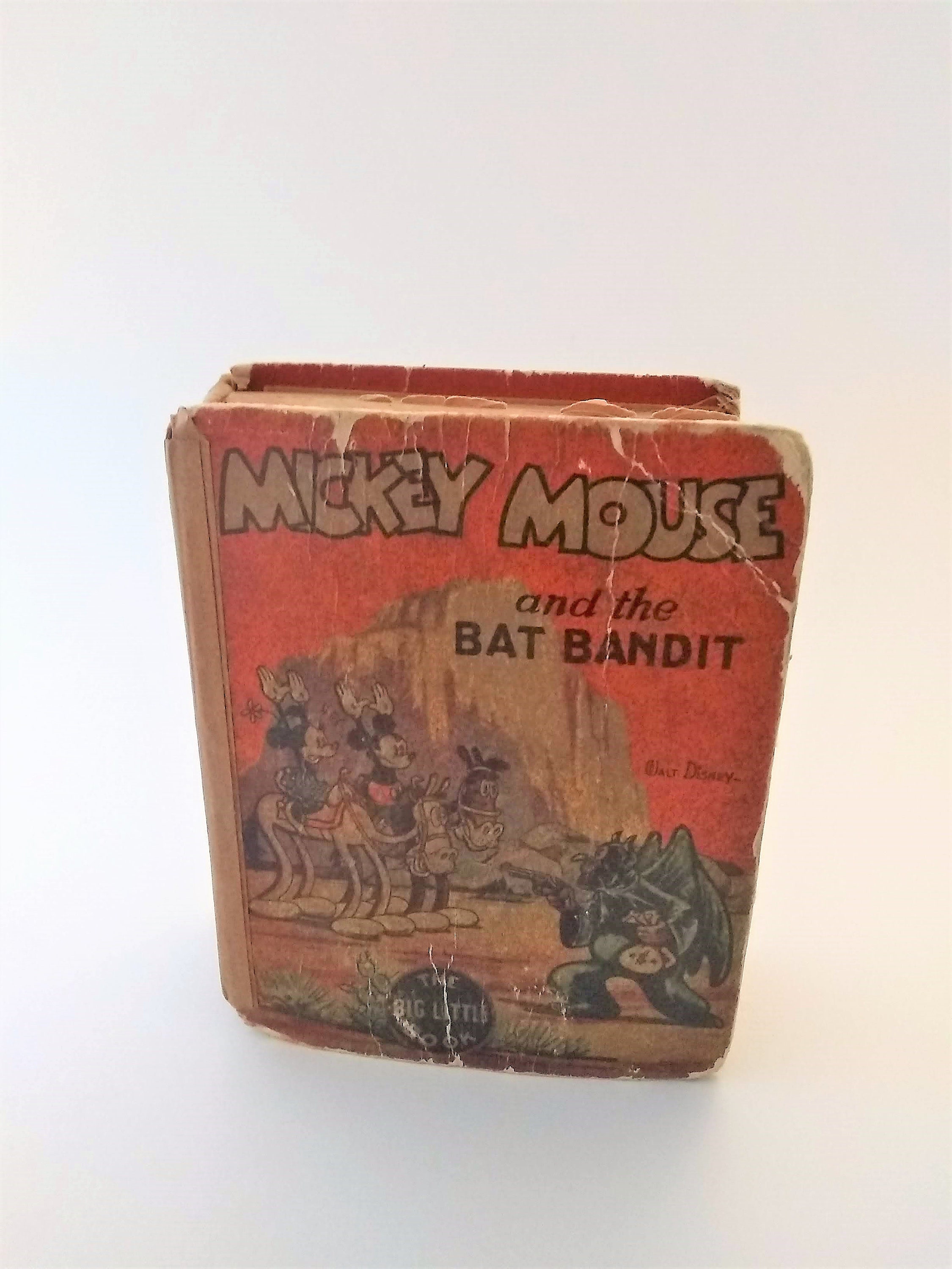 Mickey Mouse and the Bat Bandit 1935 Big Little Book - Etsy