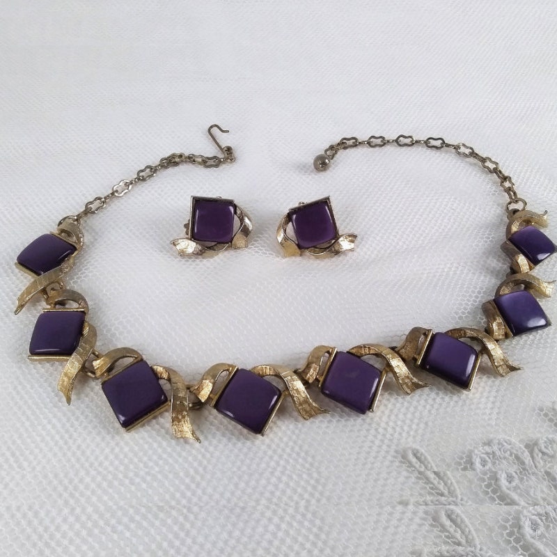 Purple Jewelry - Etsy