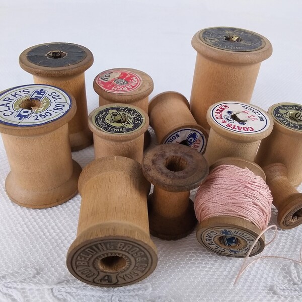 Old Thread Spools - Etsy