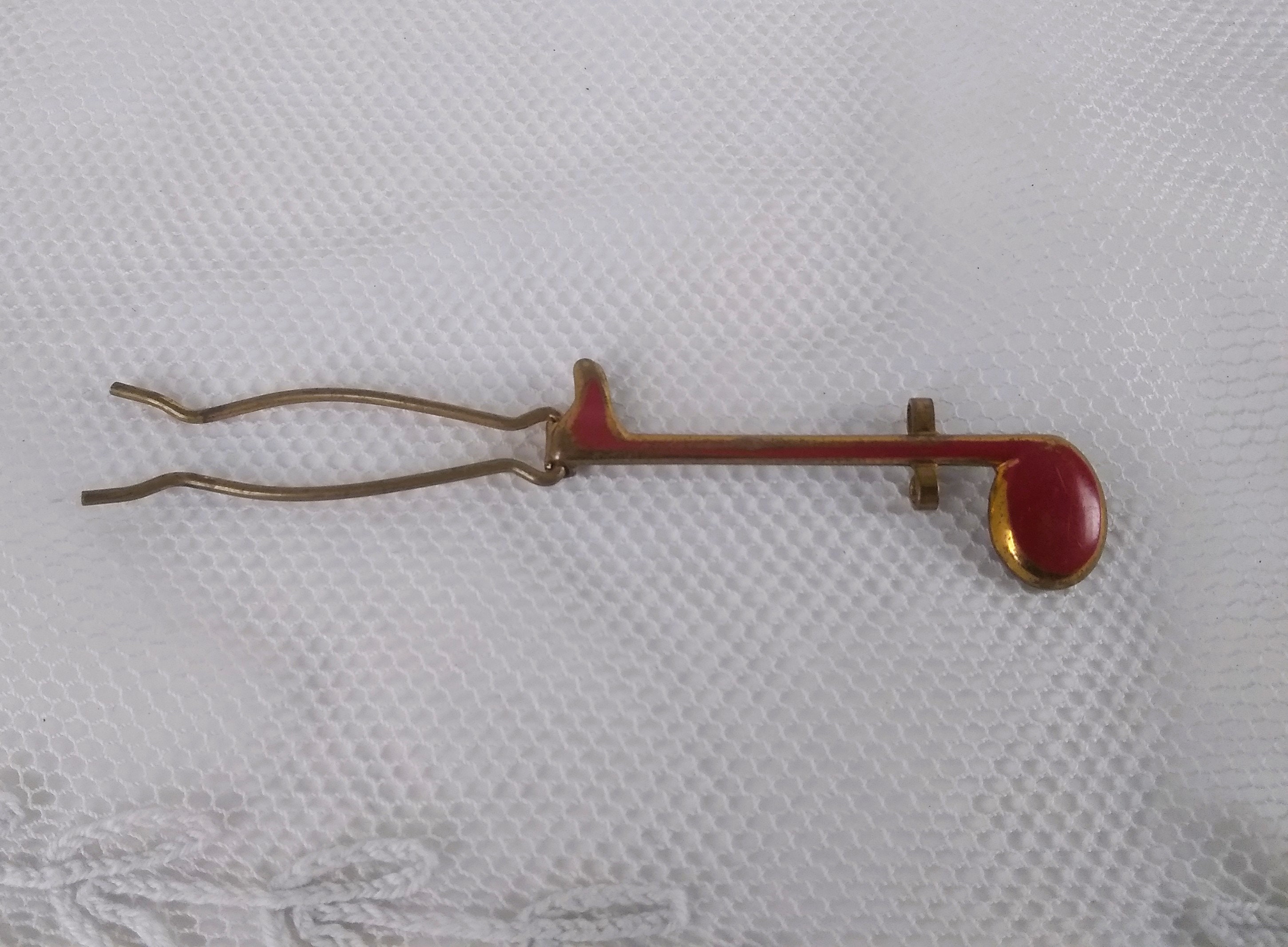 Tiny Musical Note Hair Clip Vintage Music Note Musical - Etsy