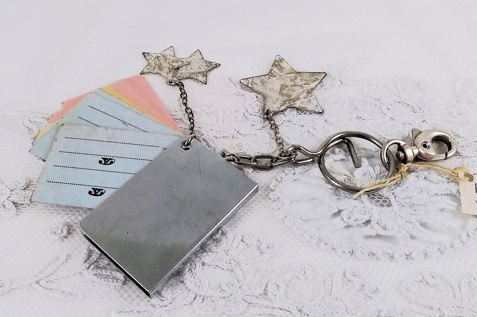 Universal Studios Fold Out Address Book Upcycled Keychain With Stars ...