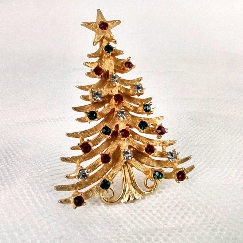 Christmas Tree Pin - Etsy