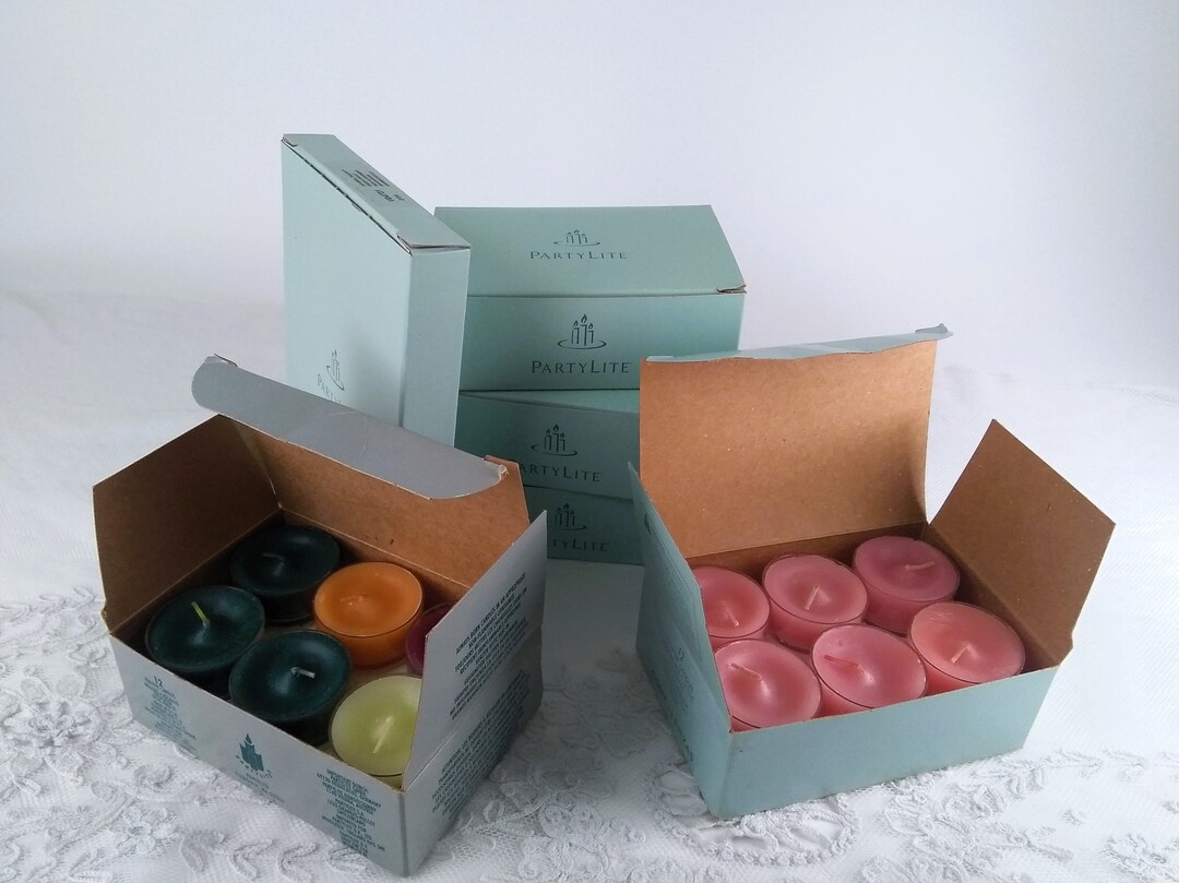 Partylite Tealight Candles, Select 1 Box of 12 New Old Stock Vintage ...