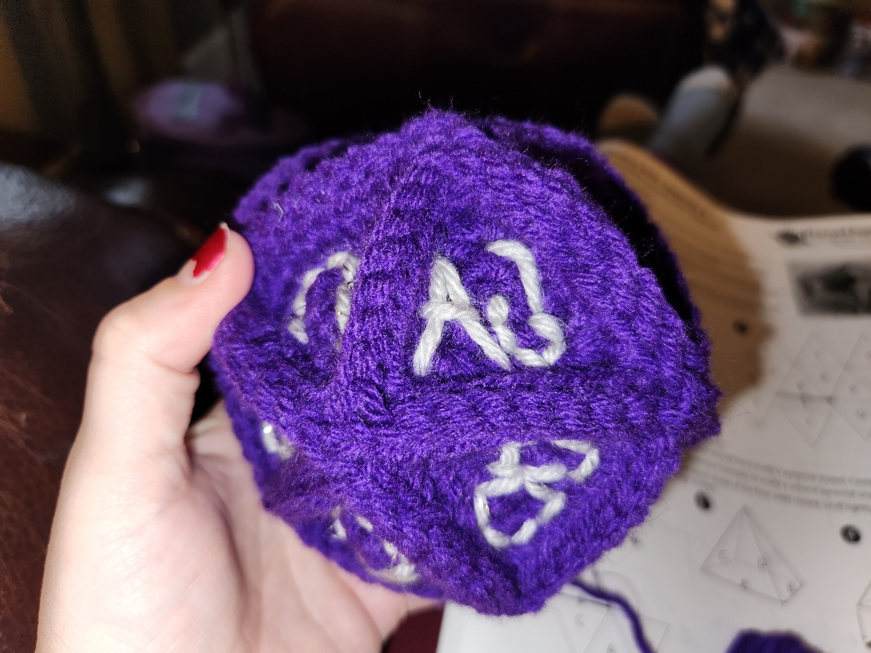 Crocheted Dice Hand Made and Custom - Etsy