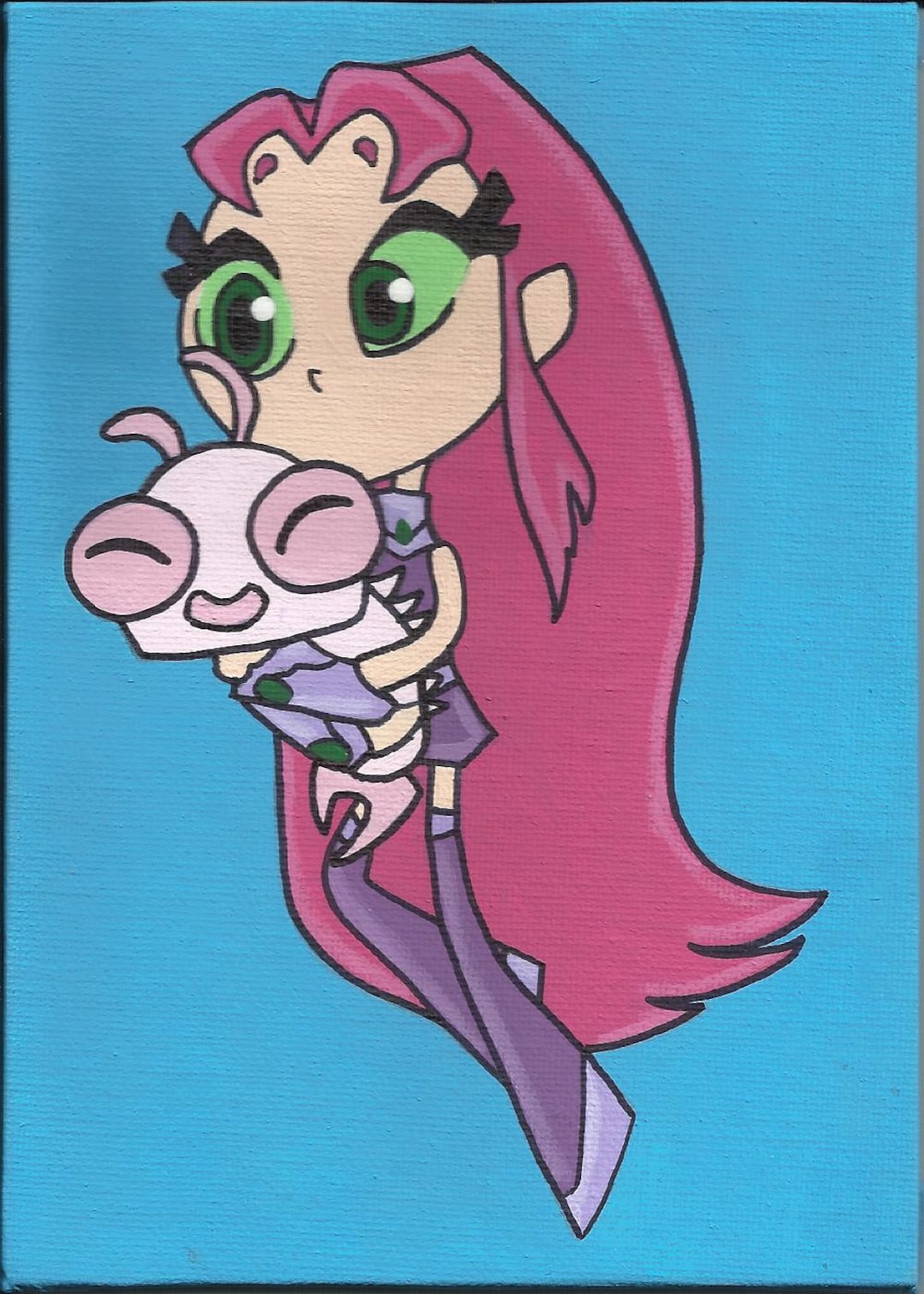 Starfire With Silkie Teen Titans Go - Etsy