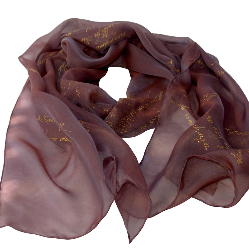 Quote Scarf - Etsy