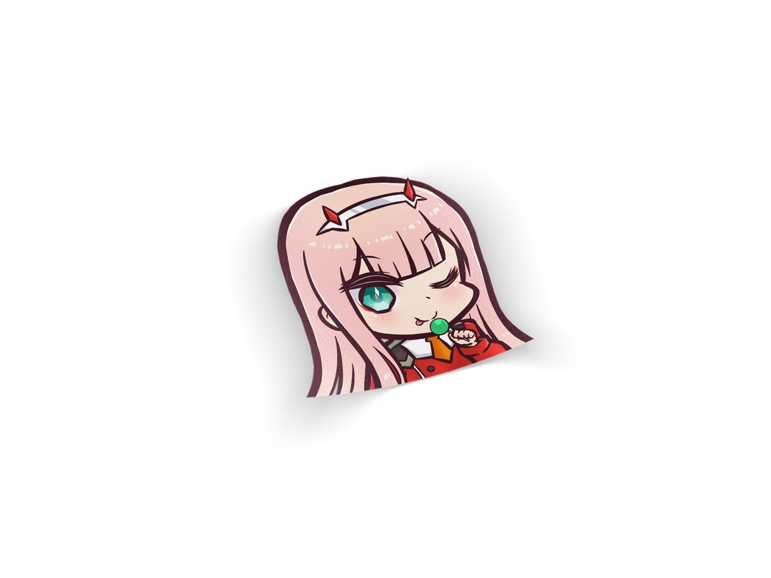 Darling in the Franxx Zero Two Chibi Die-cut Vinyl Decal Sticker - Etsy