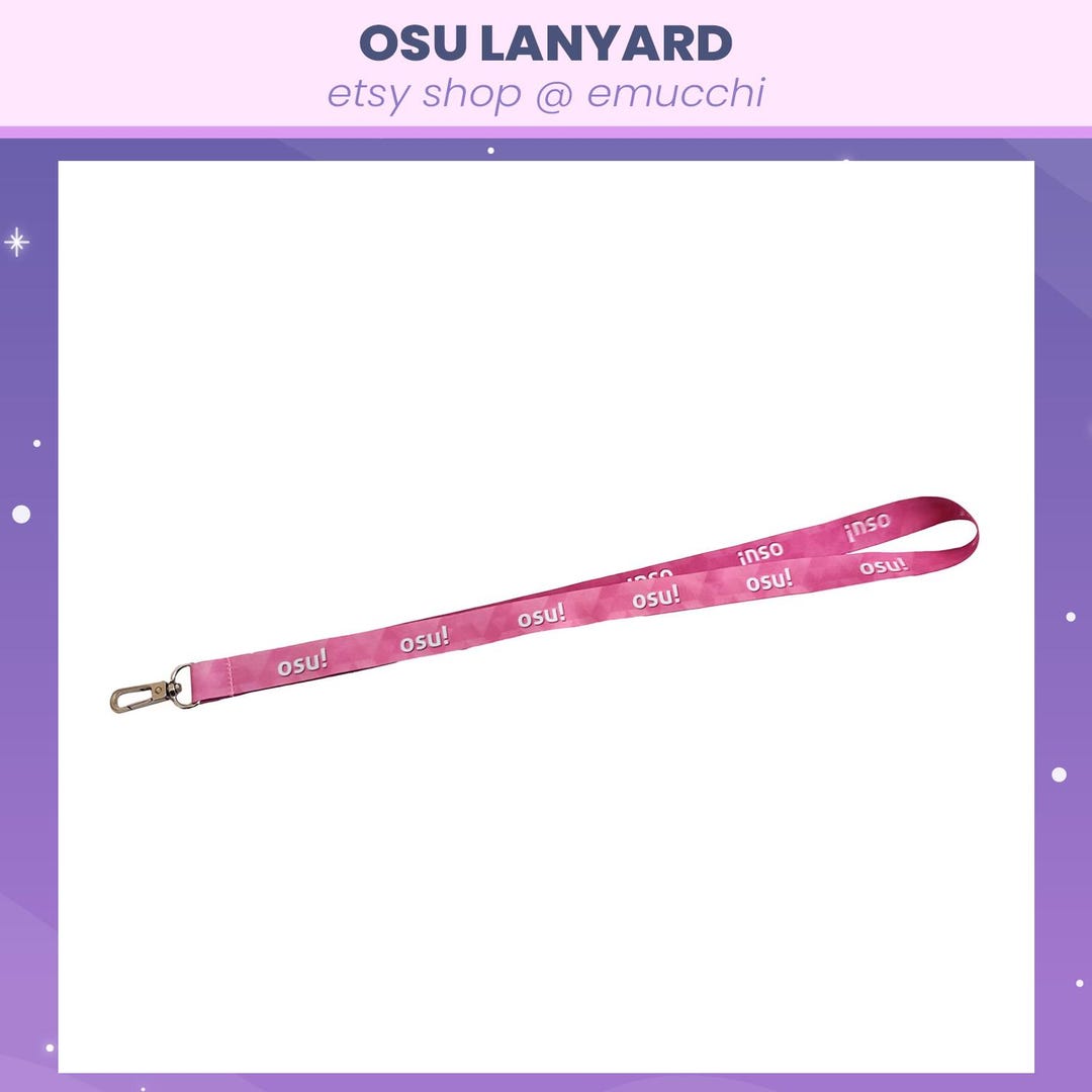 Osu Rhythm Game Lanyard - Etsy