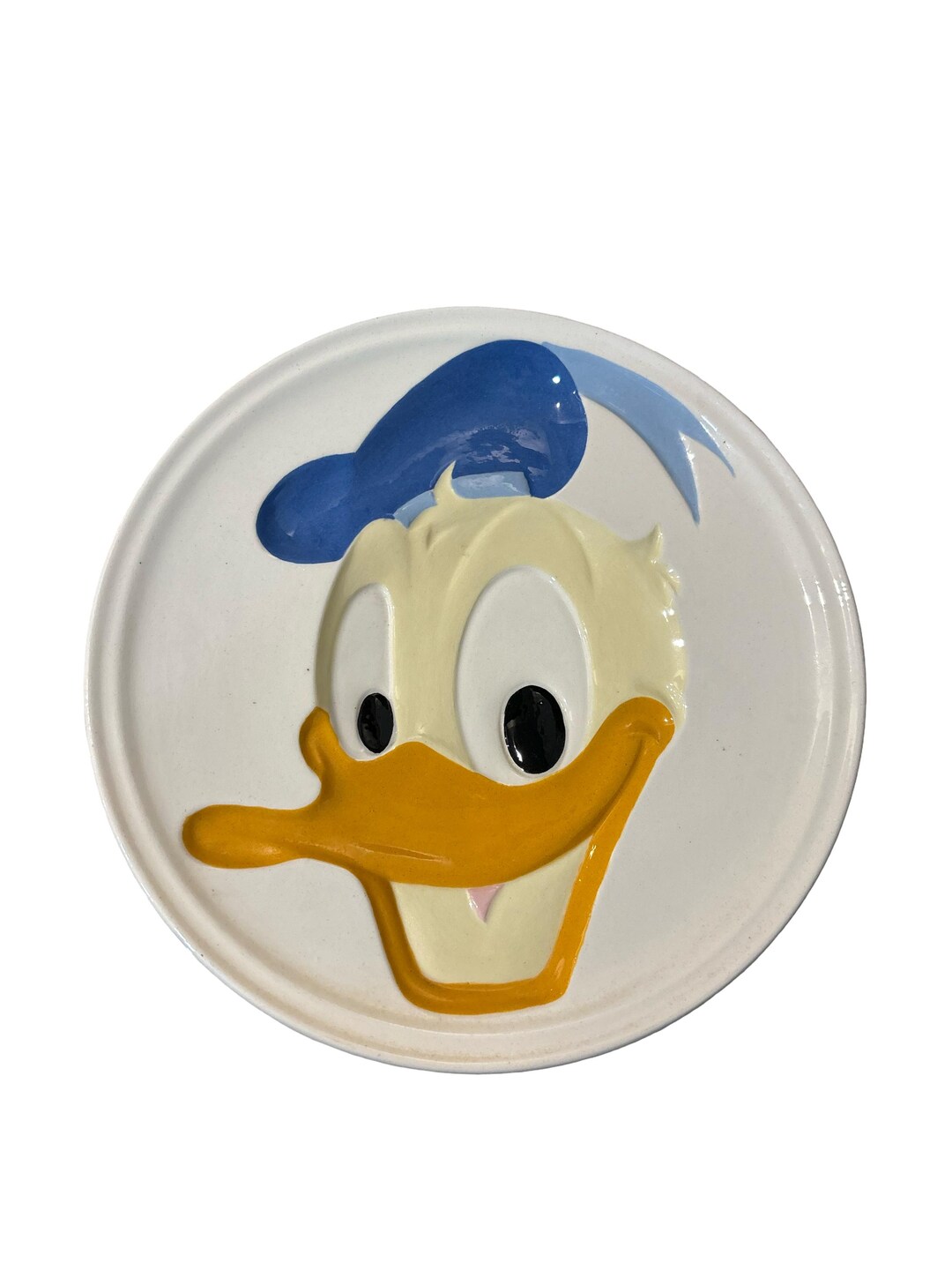 Donald Duck Hand Painted Ceramic Wall Hanging - Etsy