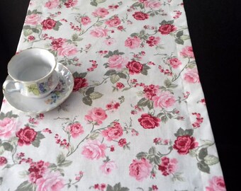 Pink table runner | Etsy