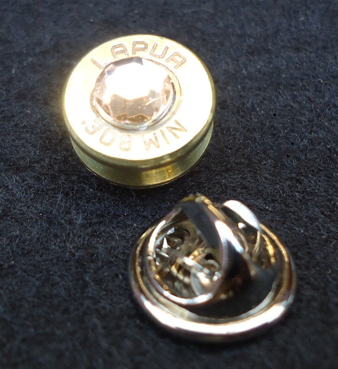 Bullet Tie Pin, Bullet Tie Clip. Bullet Lapel Pin. With or Without the ...