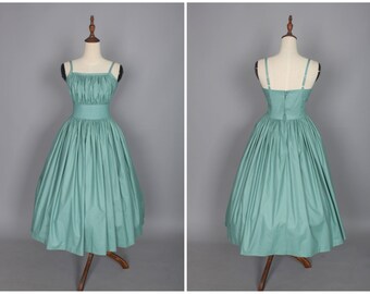 Jade green dress | Etsy