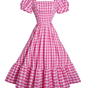Fabric Barbie Pink Gingham Large Checks by the Yard - Etsy