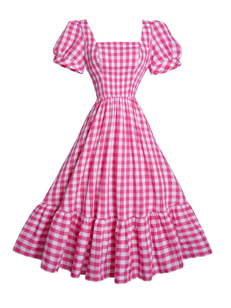 Fabric Barbie Pink Gingham Large Checks by the Yard - Etsy