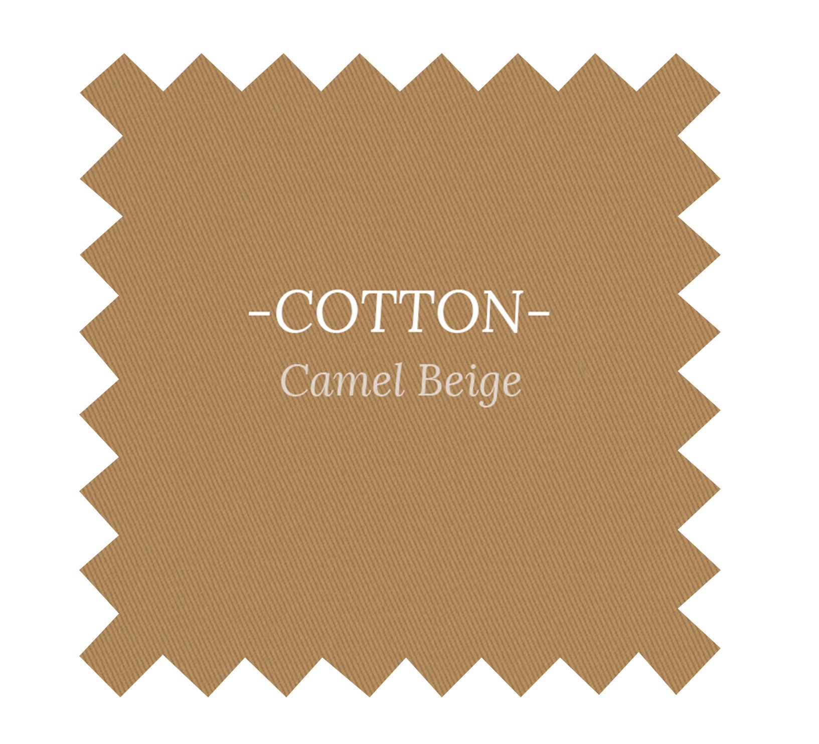 Fabric in Camel Beige Cotton by the Yard | Etsy