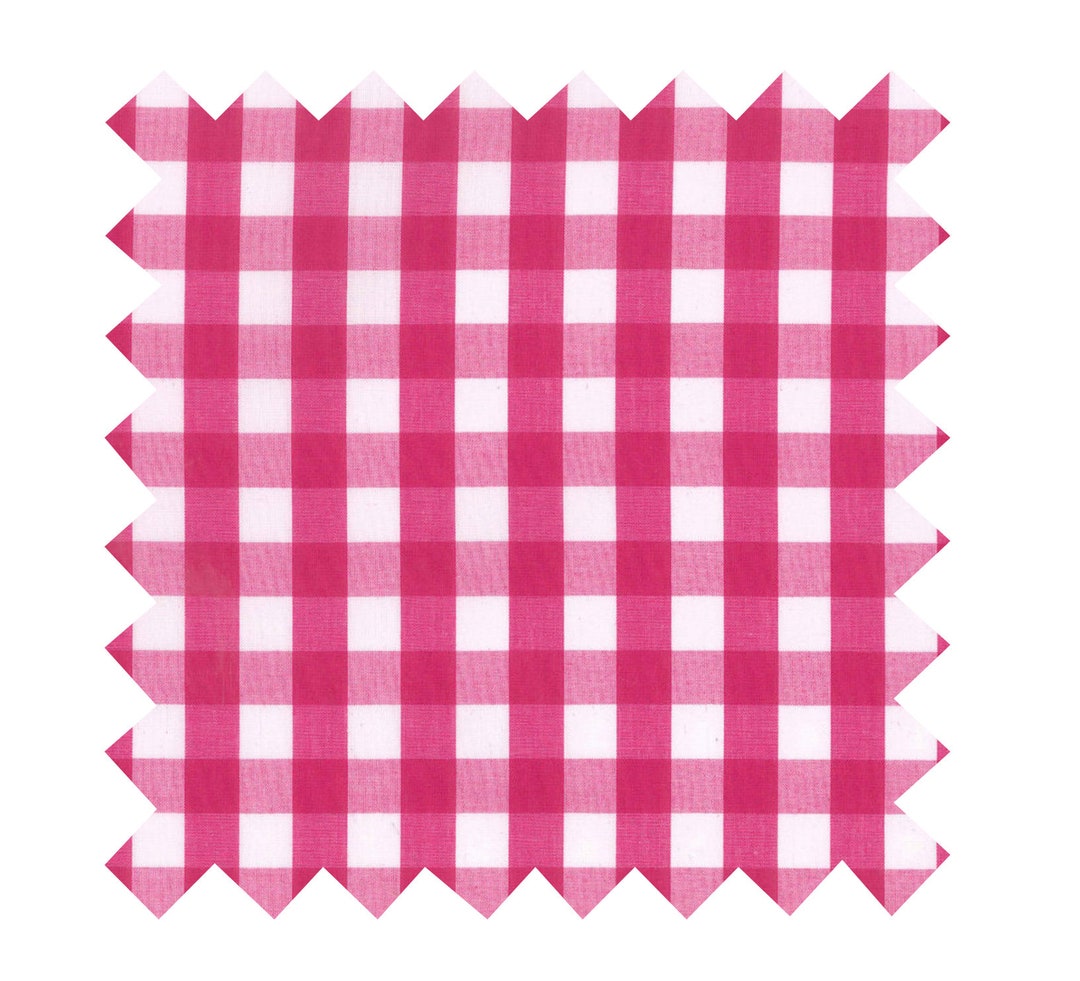 Fabric Barbie Pink Gingham Large Checks by the Yard - Etsy