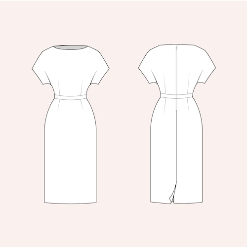 1930s 30s Dress // Vintage Sewing Pattern Reproduction // | Etsy