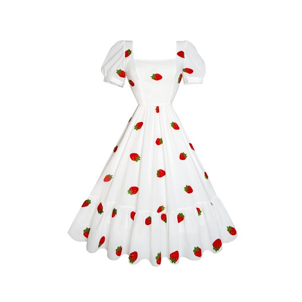 Strawberry Dress - Etsy