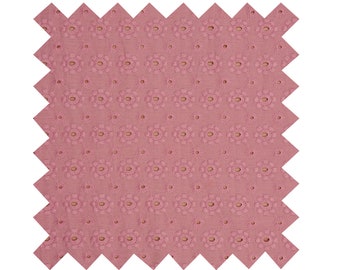 Pink Eyelet Fabric - Etsy