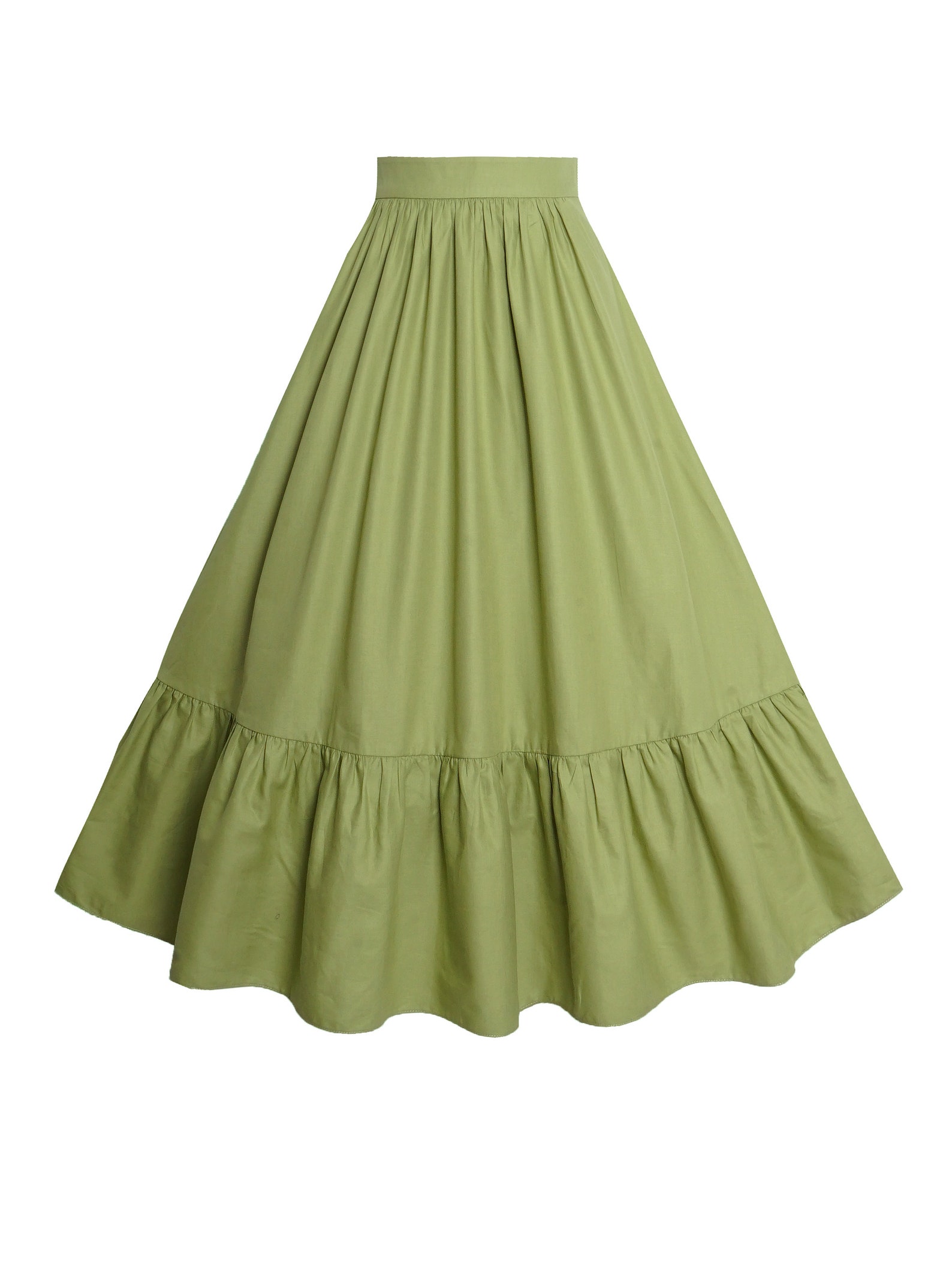 Fabric in Matcha Green Cotton by the Yard | Etsy