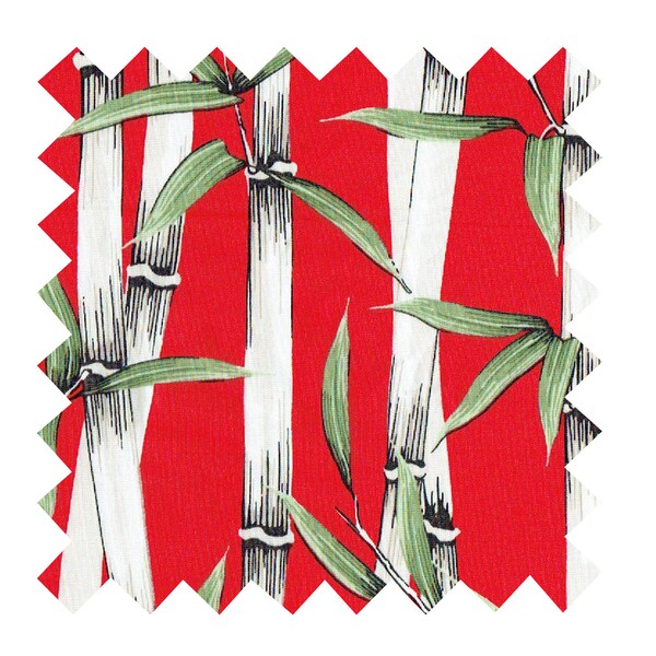 Bamboo Print Fabric - Etsy