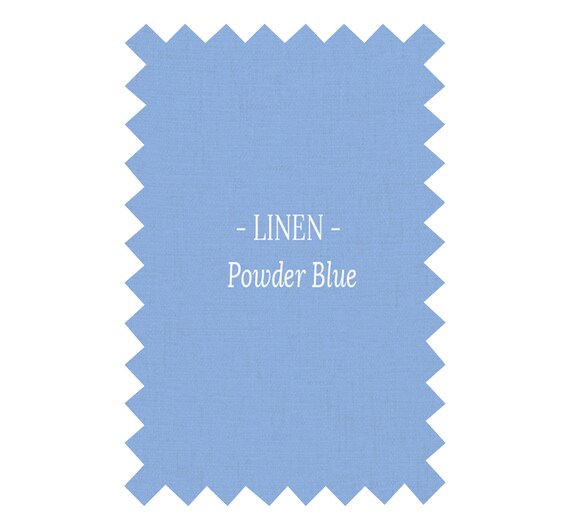 Fabric Fabric in Powder Blue Linen By the Yard Visual Arts Dyeing ...