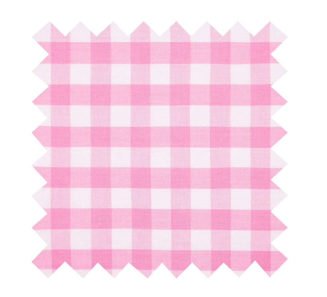 Fabric Light Pink Gingham Large Checks by the Yard - Etsy