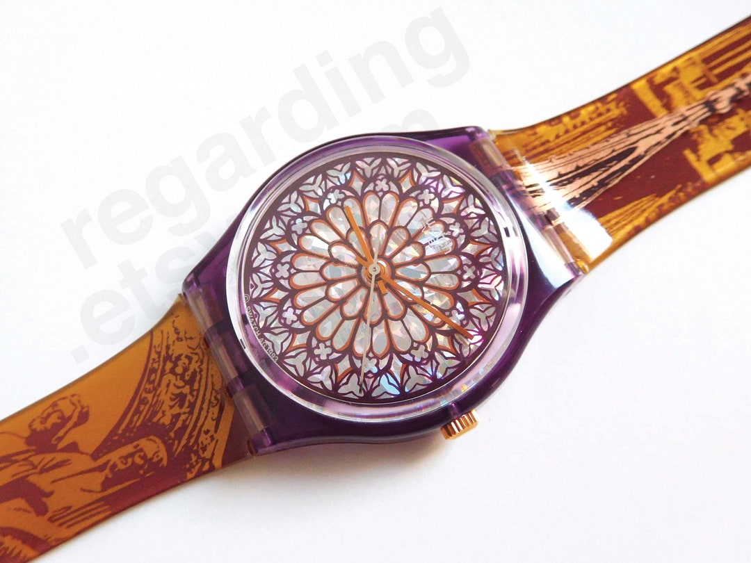 1990s 1993 Swatch Watch 'quasimodo' GV108 34mm Notre - Etsy