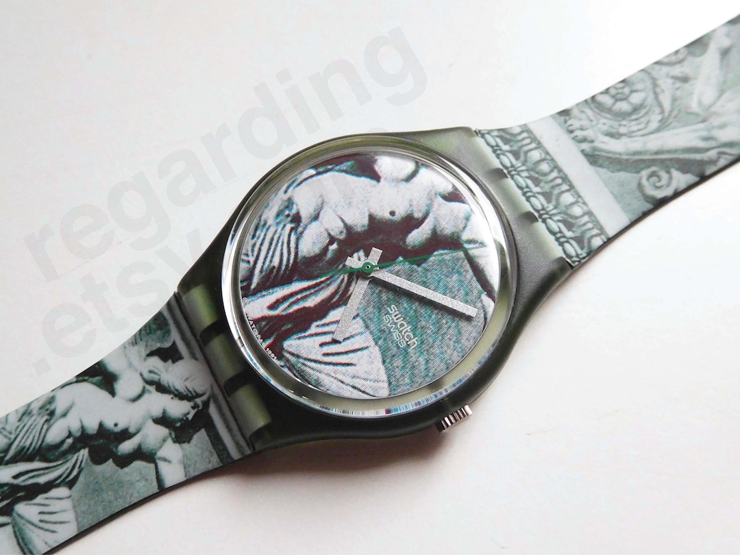 1990s 1991 Swatch Watch 'cupydus' GG112 34mm, Classical Ancient Greece ...