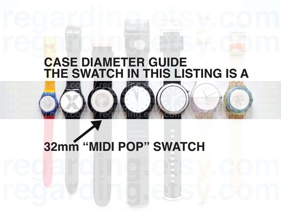 1990s 1997 Pop Swatch watch PKB101 'SNOW BUMP', SMALL… - Gem