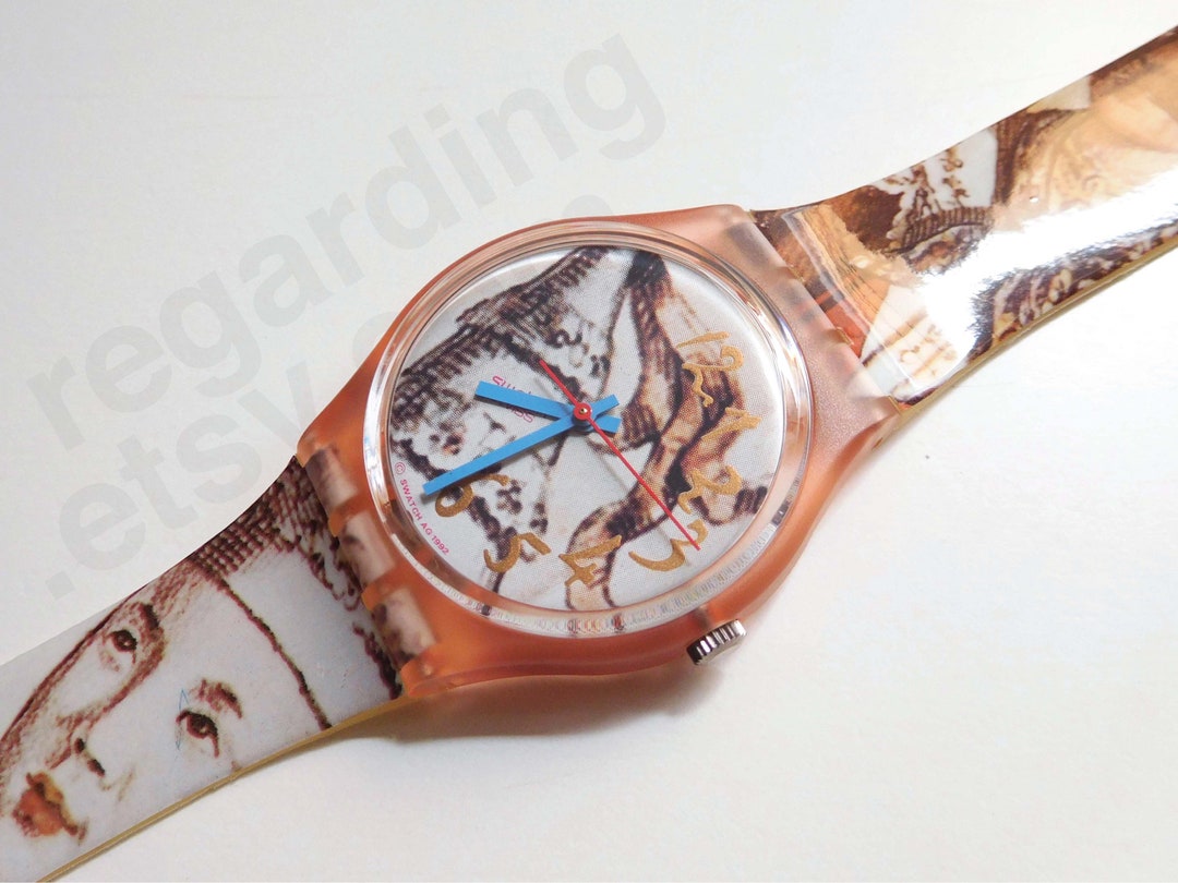 1990s 1992 Swatch Watch GP105 'masquerade' 34mm, Venice Carnival ...