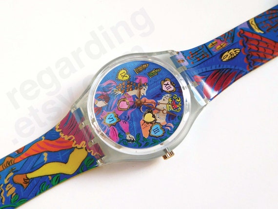 1990s 1995 Swatch Watch 'romeo & Juliet' GN162 34mm - Etsy