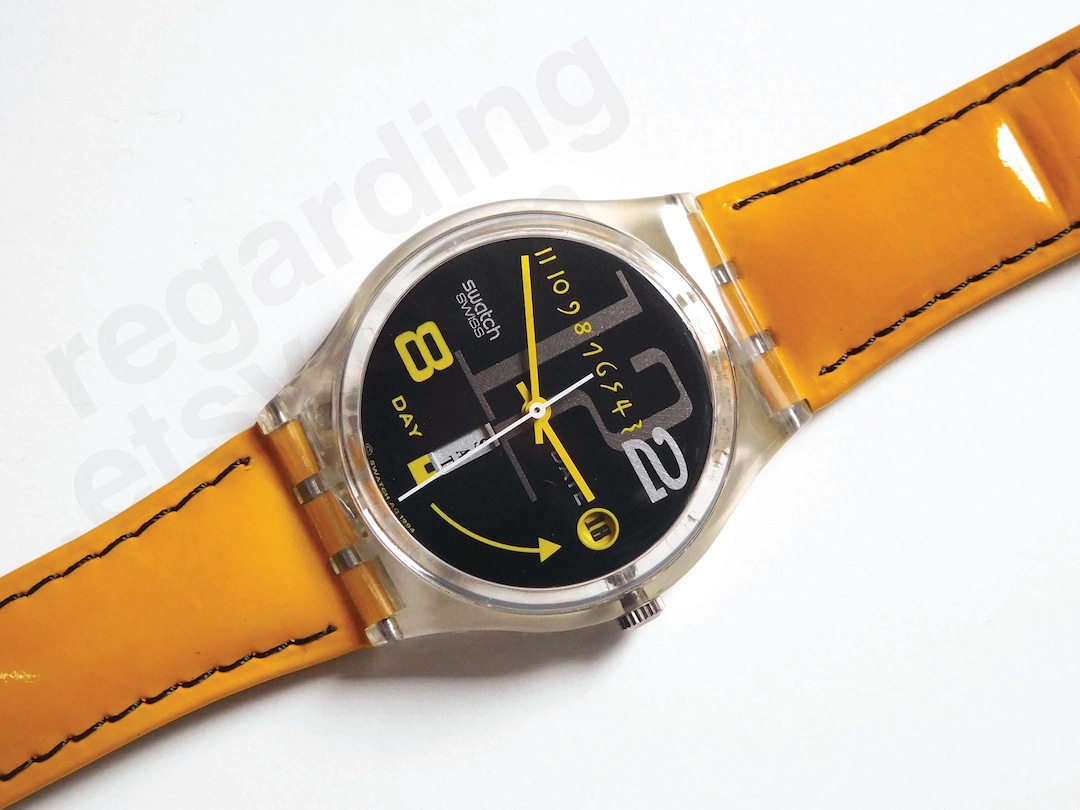 1990s 1994 Swatch Watch 'canard Lacquer' GK714 34mm - Etsy UK
