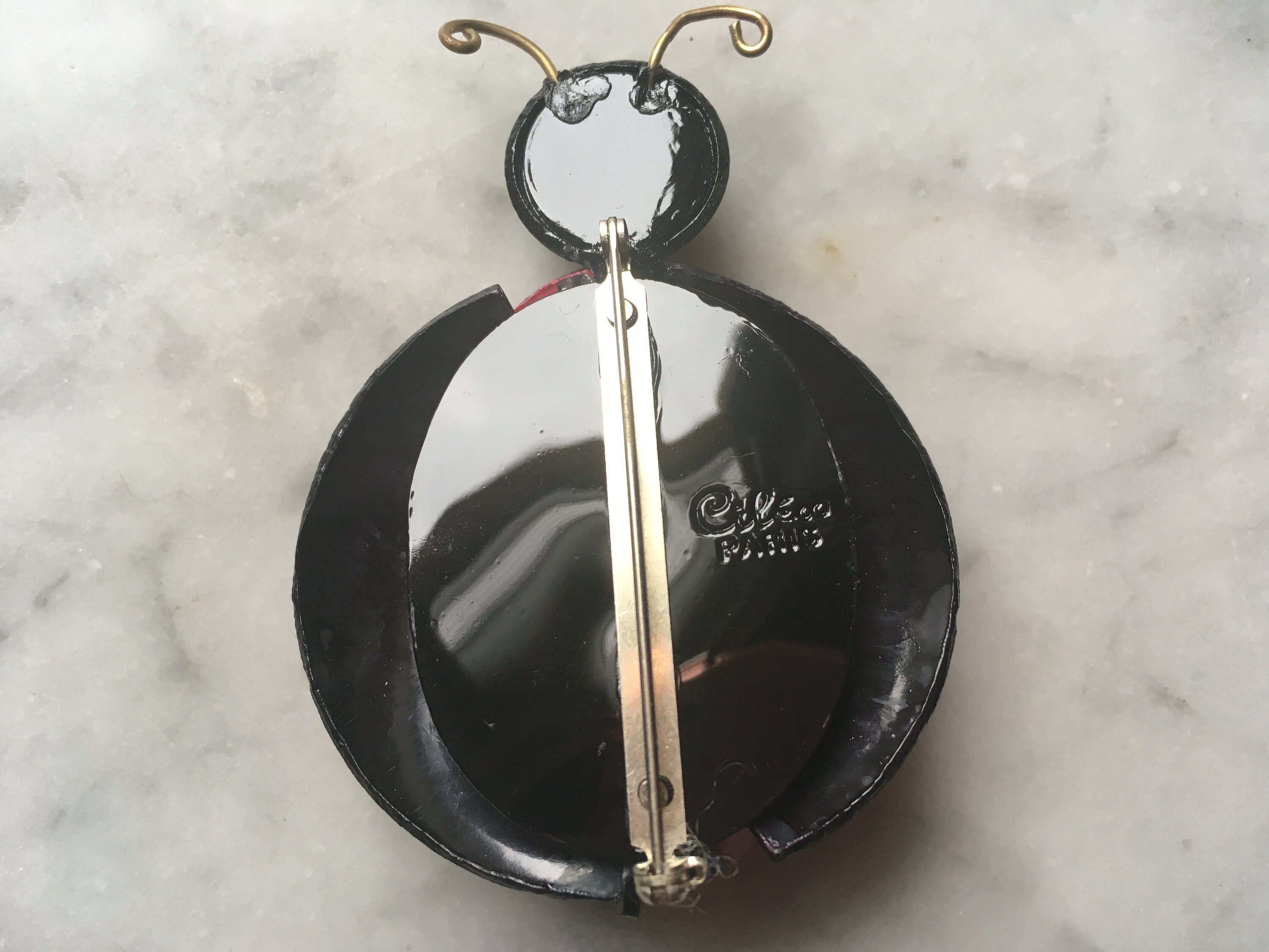 CILEA PARIS Ladybird Brooch - Etsy Australia