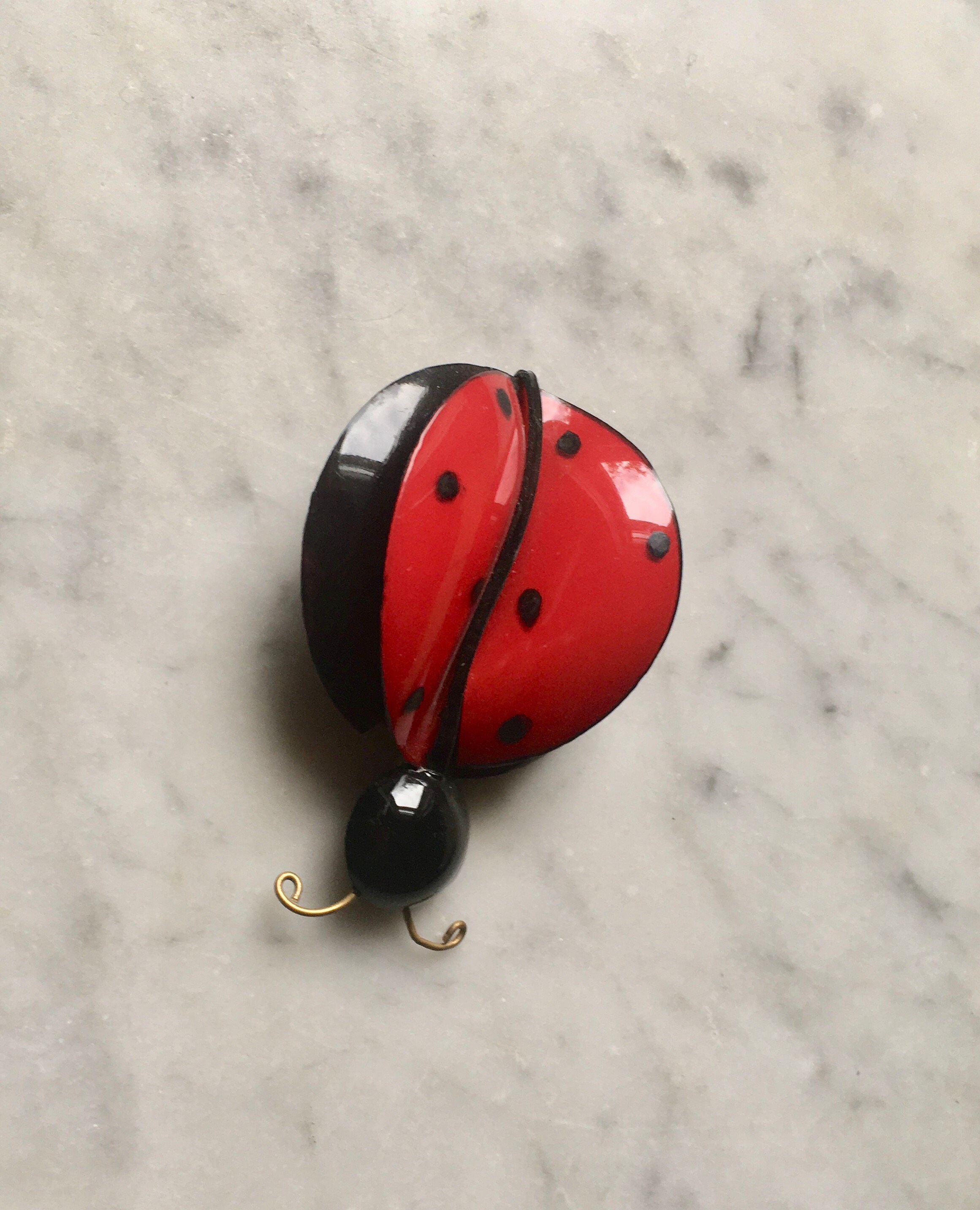 CILEA PARIS Ladybird Brooch - Etsy Australia