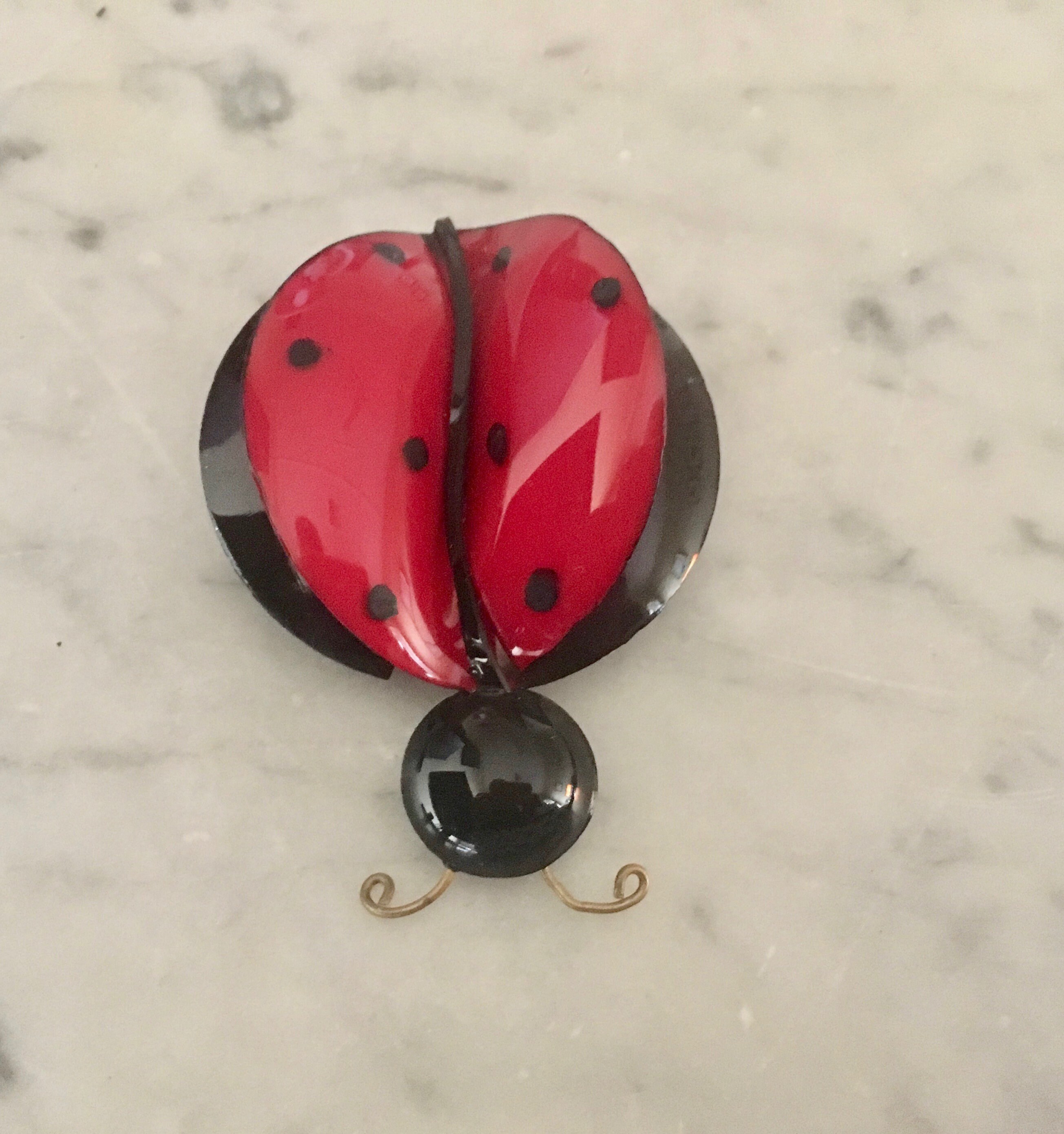 CILEA PARIS Ladybird Brooch | Etsy